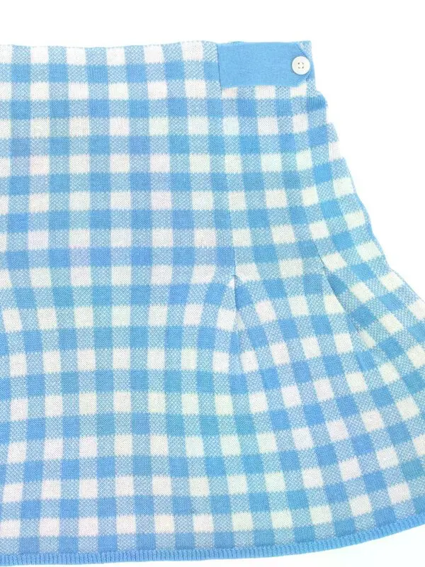Guest In Residence Gingham Mini Skirt