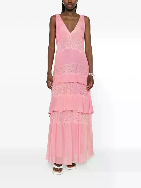 ERMANNO FIRENZE Lace Tiered Dress