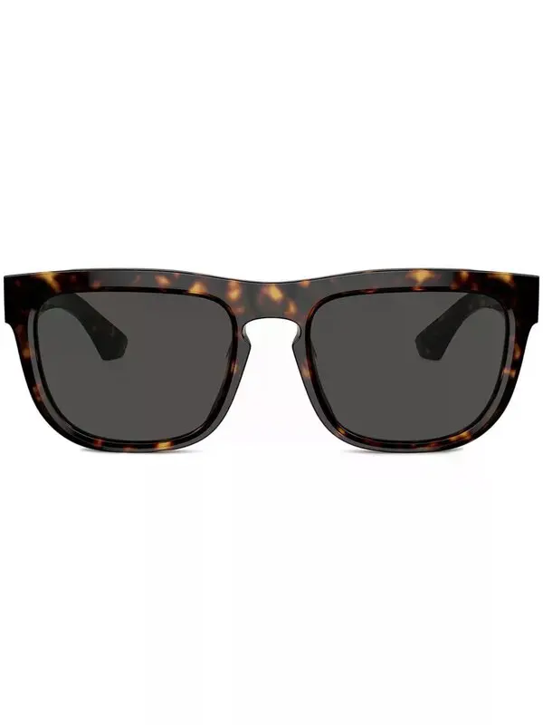 Burberry Tortoise-shell Square Frame Sunglasses - Brown