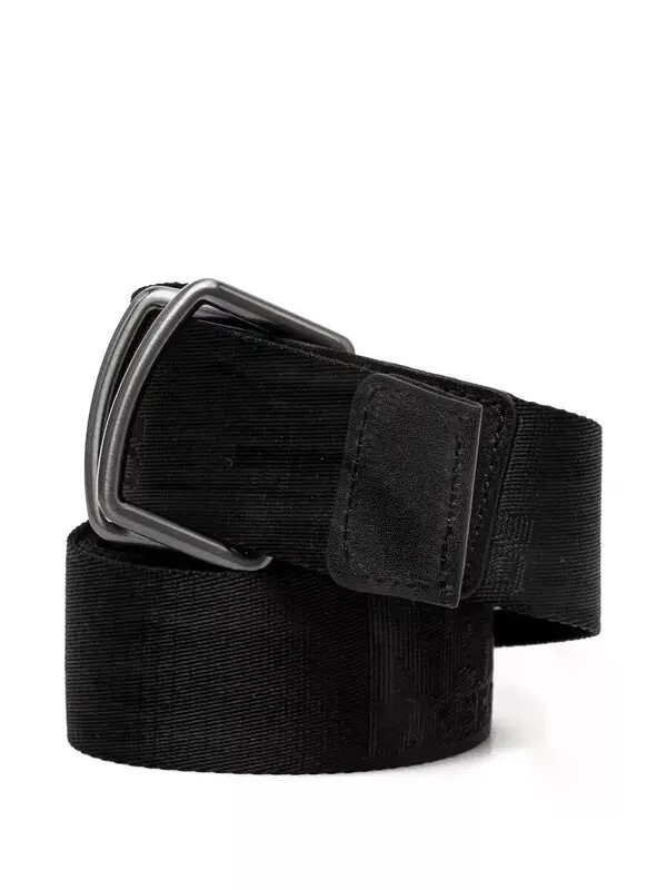 Karl Lagerfeld Square Buckle Belt - Black