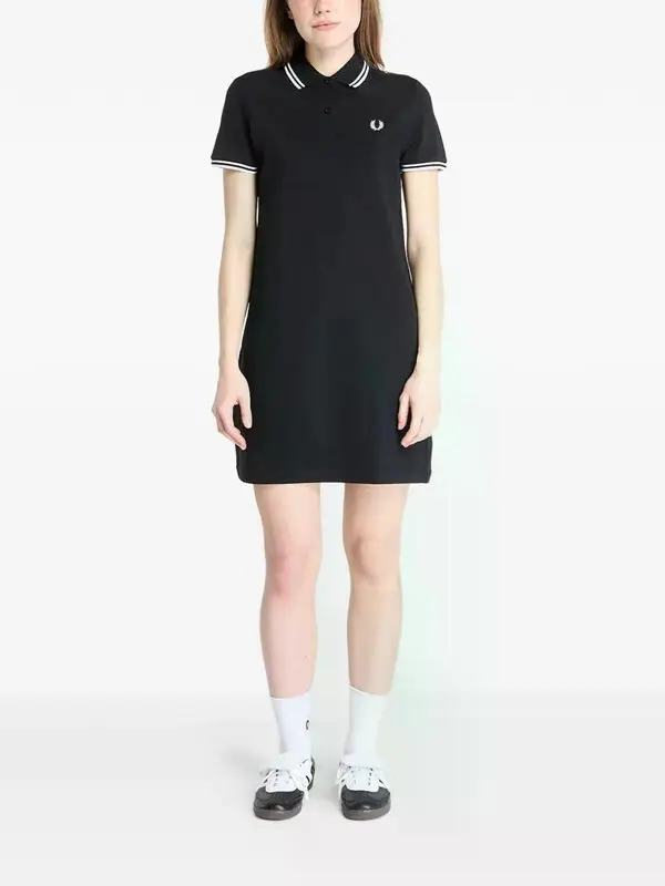 Fred Perry Polo-collar Mini Dress