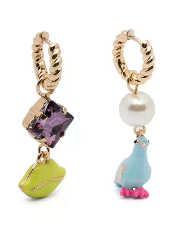 Essentiel Antwerp Charm Beaded Earrings - Gold