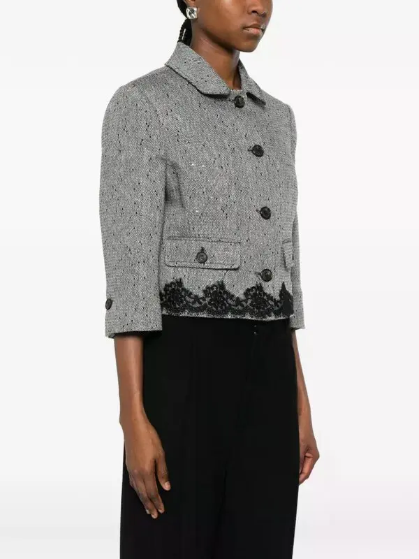 ERMANNO FIRENZE Lace-trimmed Jacket