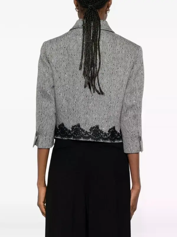 ERMANNO FIRENZE Lace-trimmed Jacket