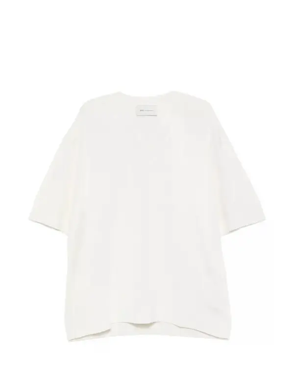 AMI Paris Short-sleeve V-neck T-shirt