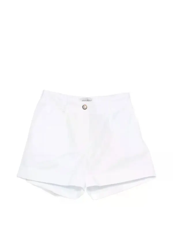 ERMANNO FIRENZE Pleated Shorts - White
