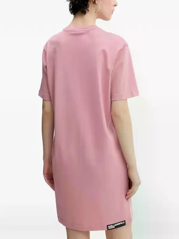 Karl Lagerfeld T-shirt Mini Dress - Pink