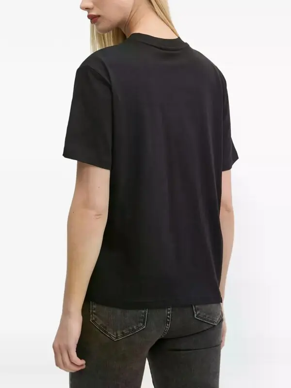 Karl Lagerfeld Logo Detail Crewneck T-shirt