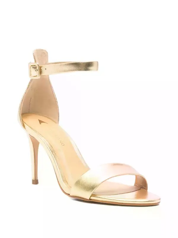 ANDREA CARRANO Buckle-strap Sandals - Gold