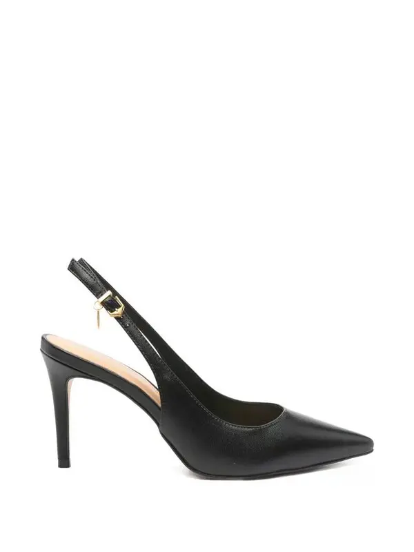 ANDREA CARRANO Point-toe Slingback Pumps - Black