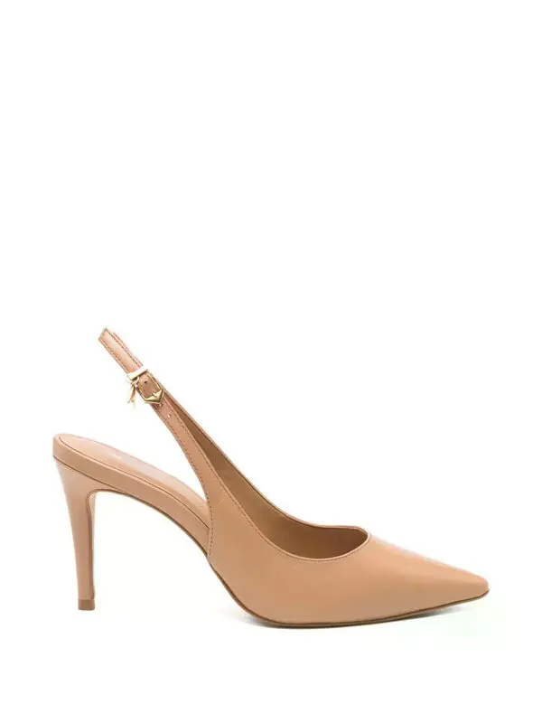 ANDREA CARRANO Slingback Pointed-toe Pumps - Neutrals