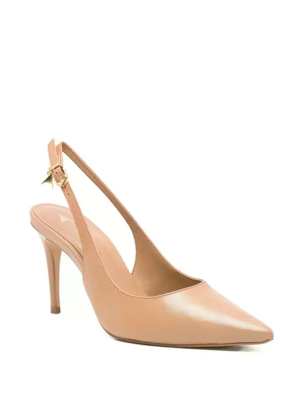ANDREA CARRANO Slingback Pointed-toe Pumps - Neutrals