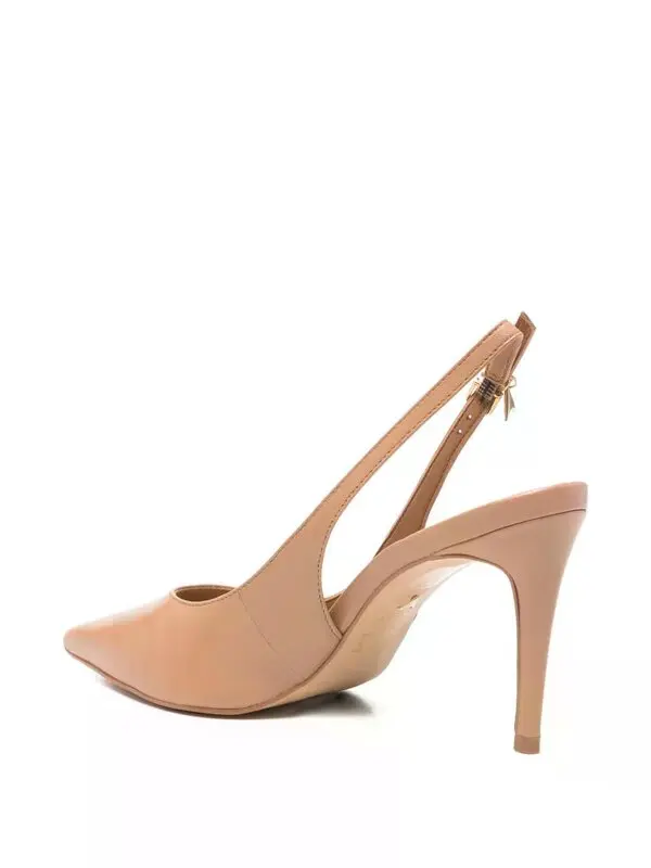 ANDREA CARRANO Slingback Pointed-toe Pumps - Neutrals