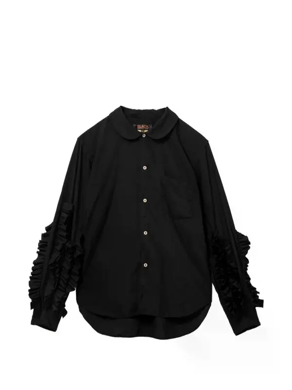 Comme Des Garçons Ruffled Shirt - Black