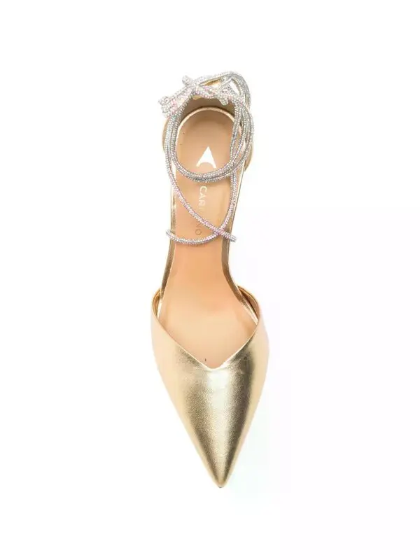 ANDREA CARRANO Tie-ankle Heeled Pumps