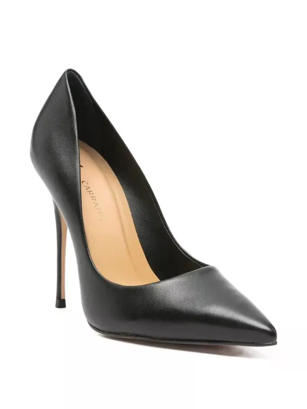 ANDREA CARRANO Pointed-toe Heeled Pumps - Black