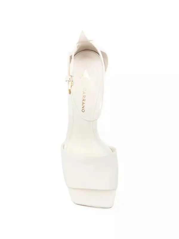 ANDREA CARRANO Sculpted-heel Sandals