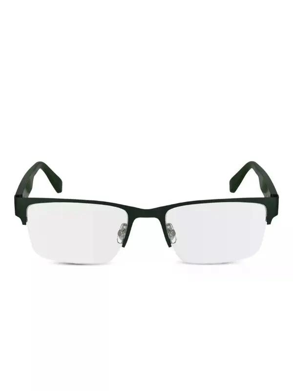 Lacoste Rectangle-frame Glasses - Green