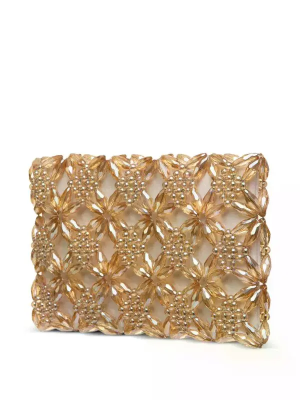 0711 TBILISI Rhea Beaded Clutch Bag