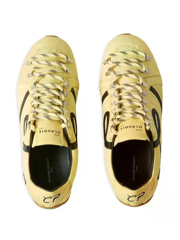 Claudie Pierlot Paneled Lace-up Sneakers
