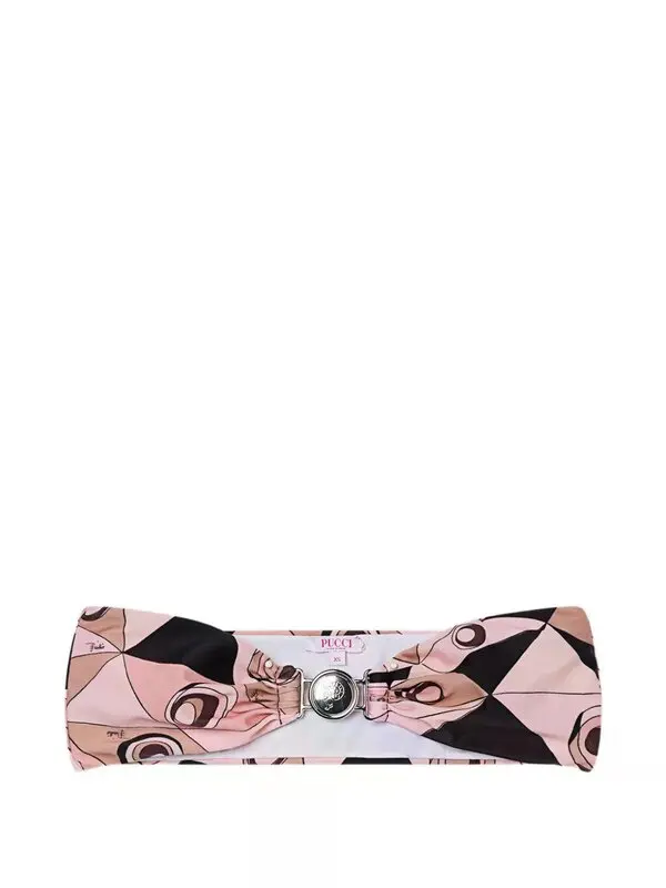 Emilio Pucci Occhi Print Bikini Top - Pink