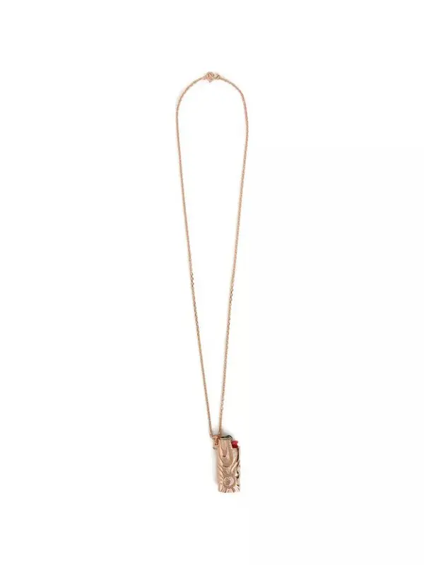 Emilio Pucci Sautoir Lighter Holder Necklace - Pink