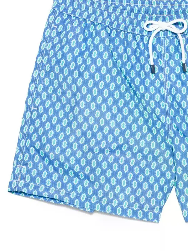 Fedeli Madeira Swim Shorts - Blue