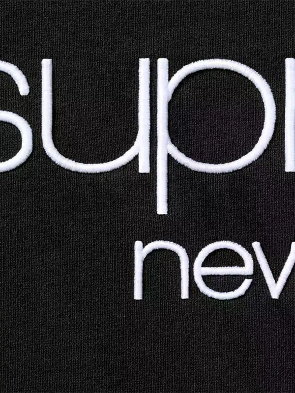 Supreme Classic Logo-embroidered Hoodie - Black