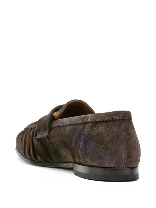 STURLINI FIRENZE Suede Strap Loafers
