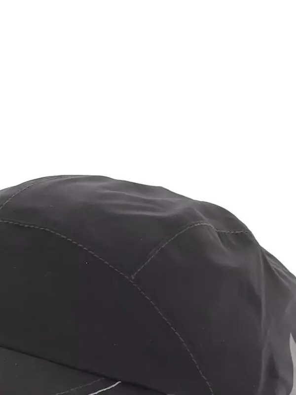AND WANDER Panelled Cap - Black
