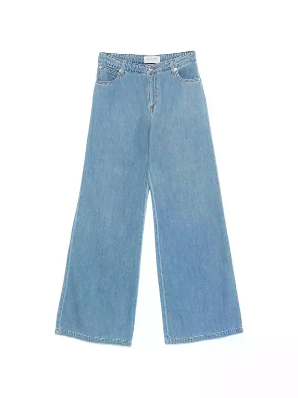 ERMANNO FIRENZE Five-pocket Wide Leg Jeans