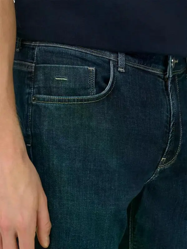 Boggi Milano Logo-patch Jeans - Blue