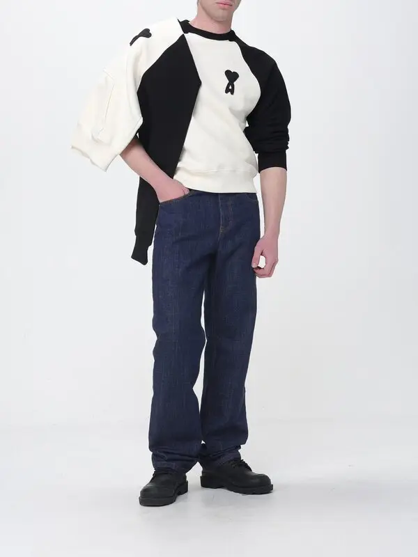 Ami Raglan Sweatshirt With Appliqué Logo