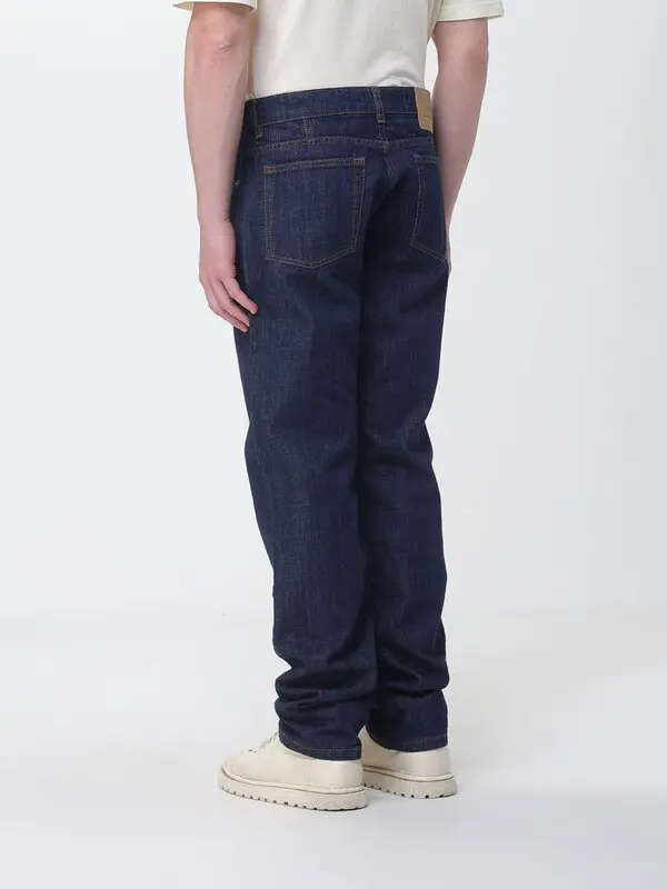 AMI Paris Cotton Denim Straight Jeans