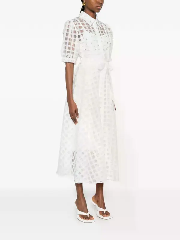 PAPER LACE Cassandra Rhinestone Midi Dress