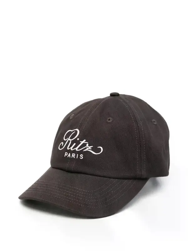 FRAME Embroidered Cap - Brown