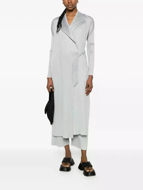 Issey Miyake Pleated Facade Coat