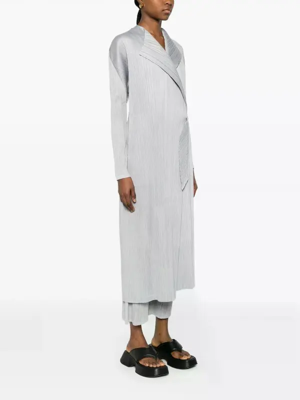 Issey Miyake Pleated Facade Coat