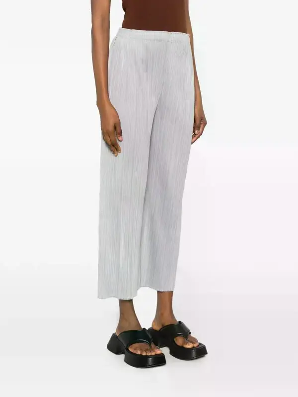 Issey Miyake Pleated Trousers - Grey