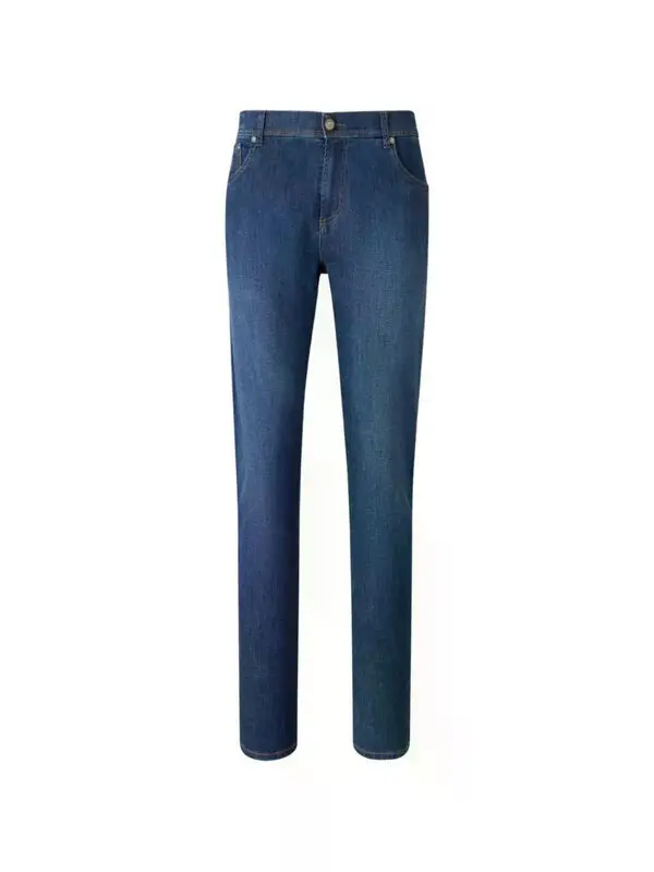 RICHARD J. BROWN Milano Logo-patch Jeans - Blue