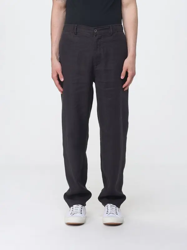 ECOALF Tailored Linen Trousers - Black