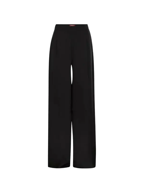 Max Mara Tailored Wide-leg Trousers - Black