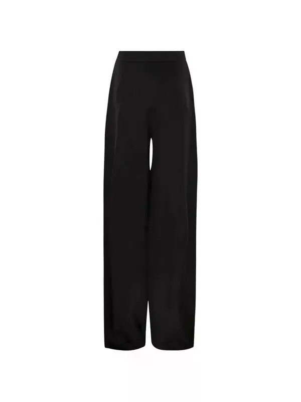 Max Mara Tailored Wide-leg Trousers - Black