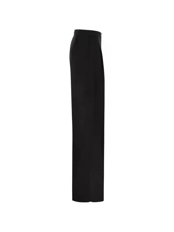 Max Mara Tailored Wide-leg Trousers - Black