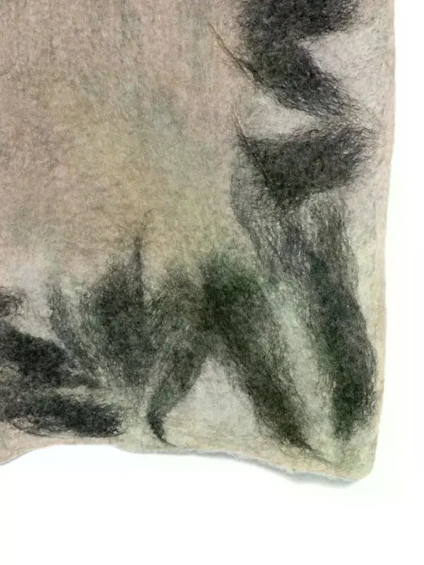 SILVANA Jagged-edge Scarf - Neutrals