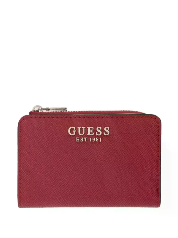 Guess Laurel Saffiano Wallet - Red