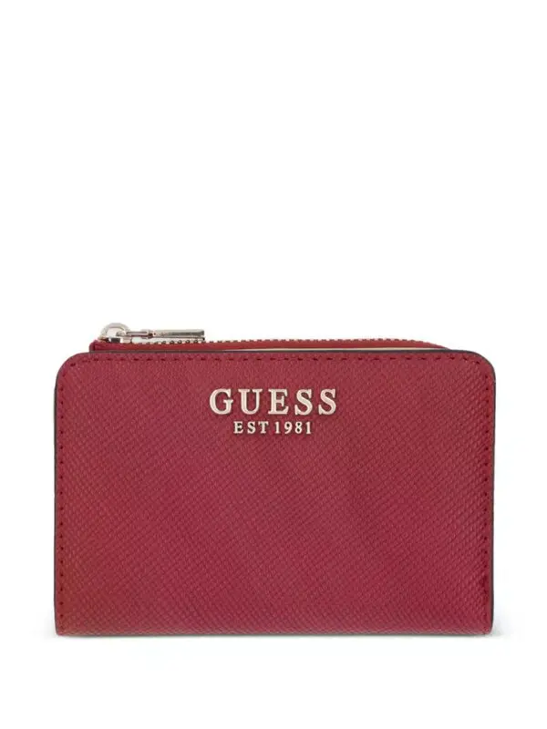 Guess Laurel Saffiano Wallet - Red