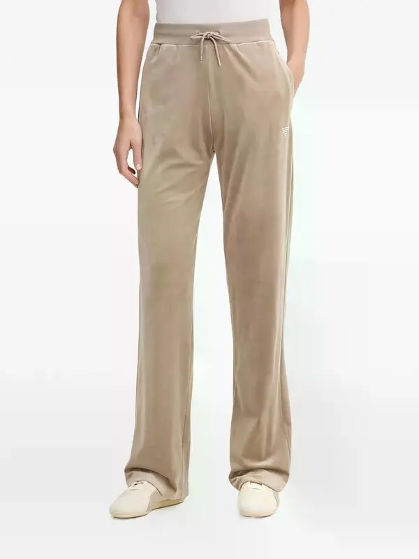 Guess Embellished Track Pants - Neutrals