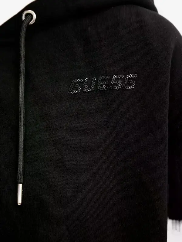 Guess Zip-up Hoodie - Black