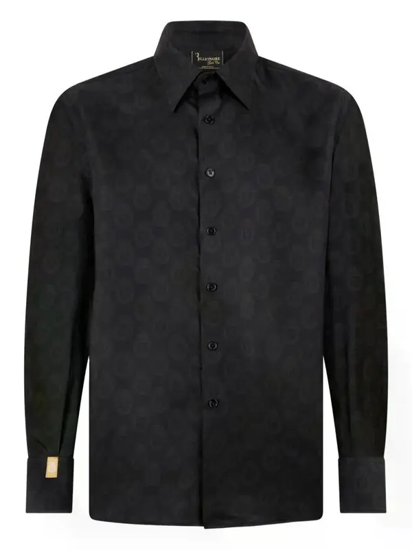 BILLIONAIRE Patterned Silk Shirt